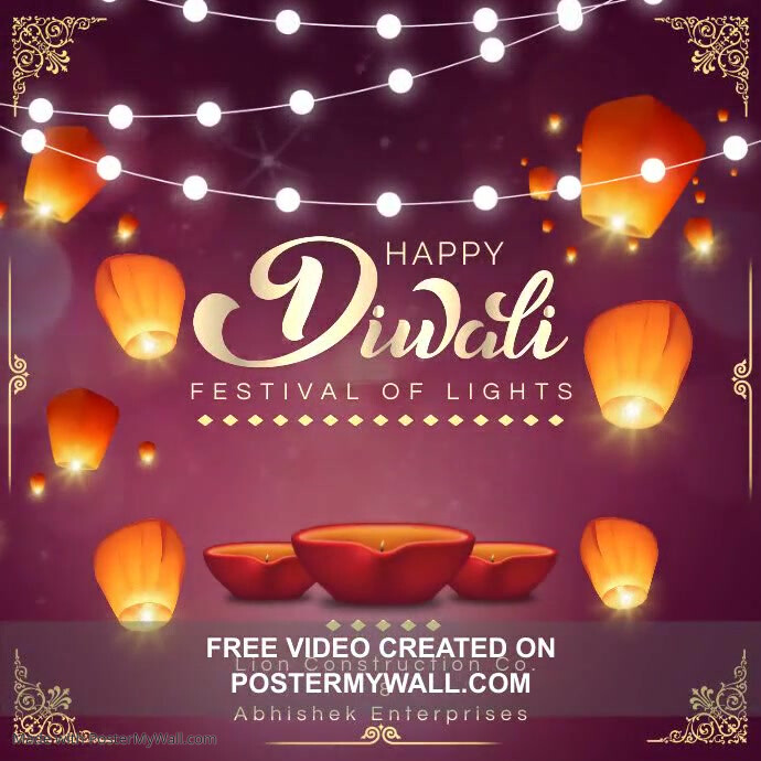 Happy Diwali Post Template | PosterMyWall