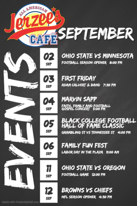 Sept Events #1 | PosterMyWall