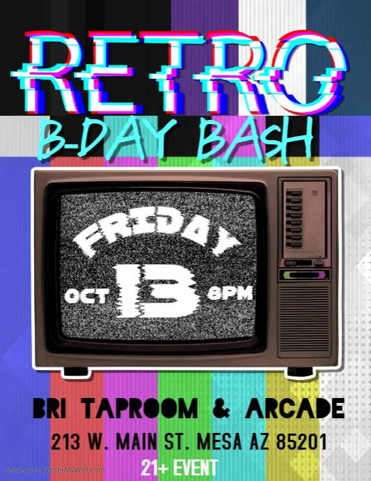 Retro Movie Night Flyer | PosterMyWall