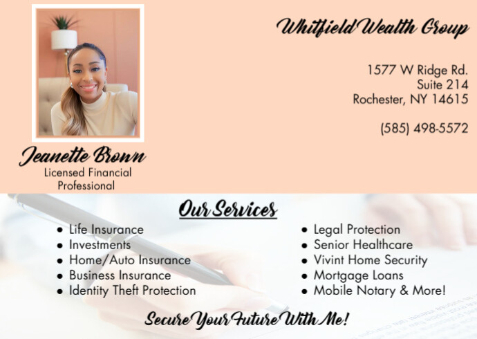 Copy of Female Notary Signing Agent Postcard (1) | PosterMyWall