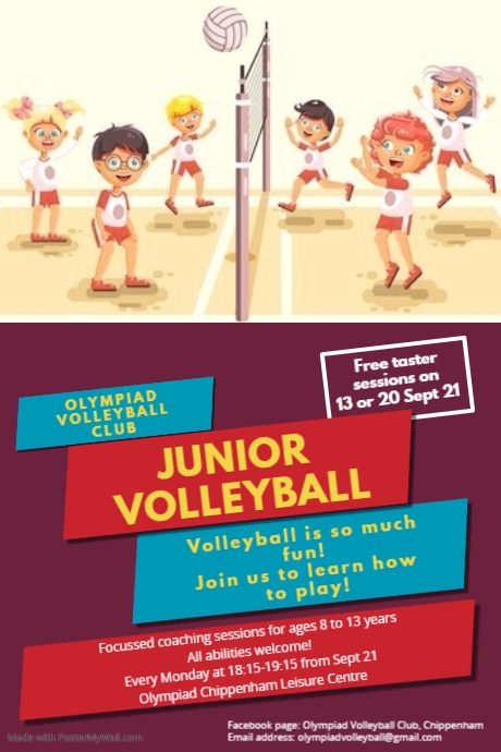 Copy of Volleyball Game Flyer Template | PosterMyWall