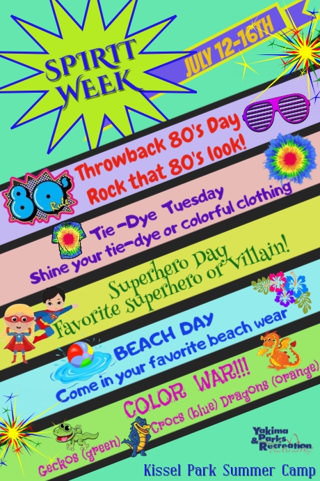 Copy of Spirit Week Poster Template | PosterMyWall