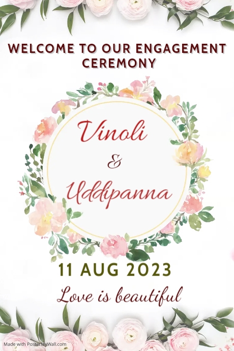 Wedding Invite Poster | PosterMyWall