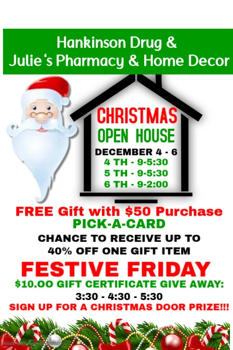 Copy of Christmas Community Center Open House | PosterMyWall