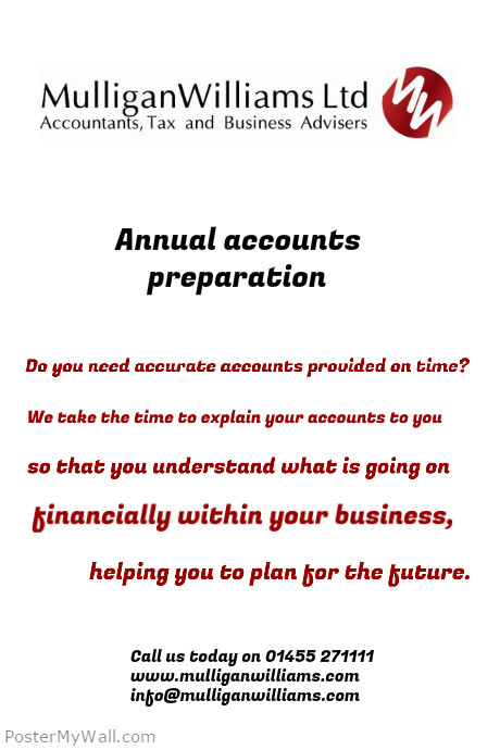 Annual Accounts Preparation | PosterMyWall