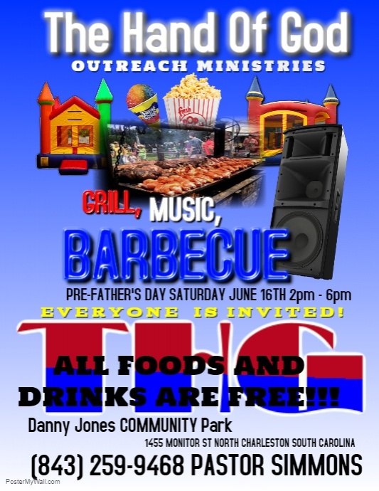 The Hand Of God Outreach FLYER | PosterMyWall
