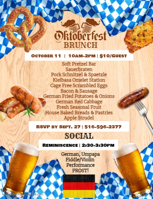 Oktoberfest Beer Display Menu Template (1) | PosterMyWall