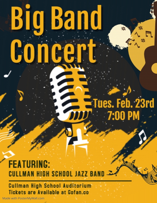 Copy of Blues Concert Band Line-up Flyer | PosterMyWall