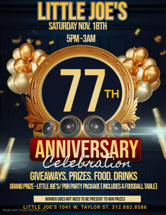Anniversary celebration flyer | PosterMyWall