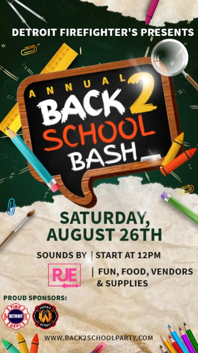 Back 2 school party Instagram story | PosterMyWall