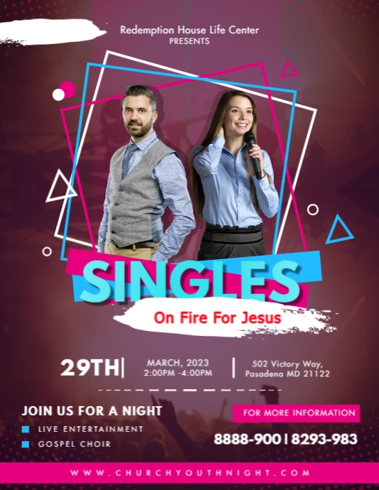 Singles Event | PosterMyWall
