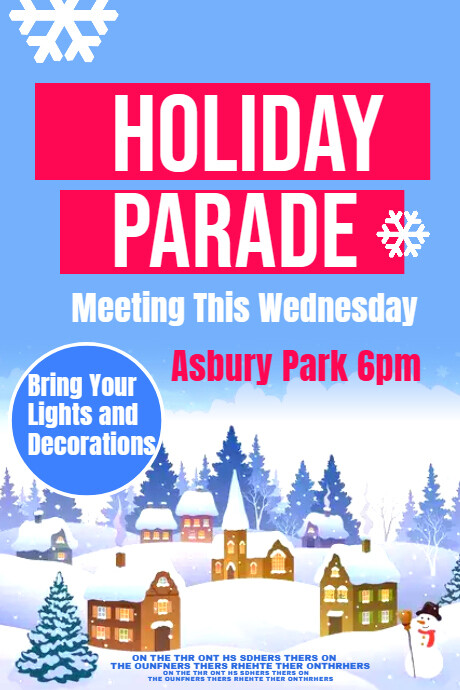 Christmas parade | PosterMyWall
