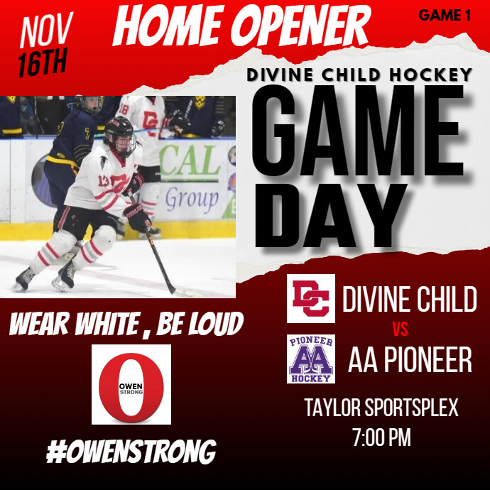 DC HOCKEY GAME DAY | PosterMyWall