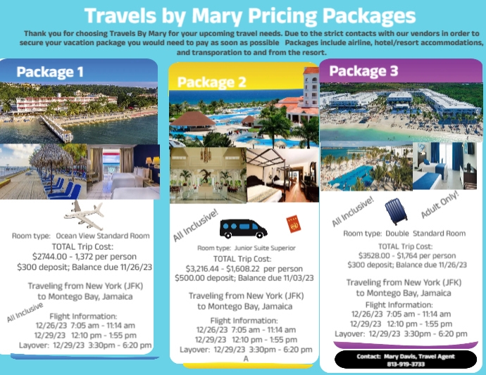 Copy of Price Listing Package - Jamaica 1 | PosterMyWall