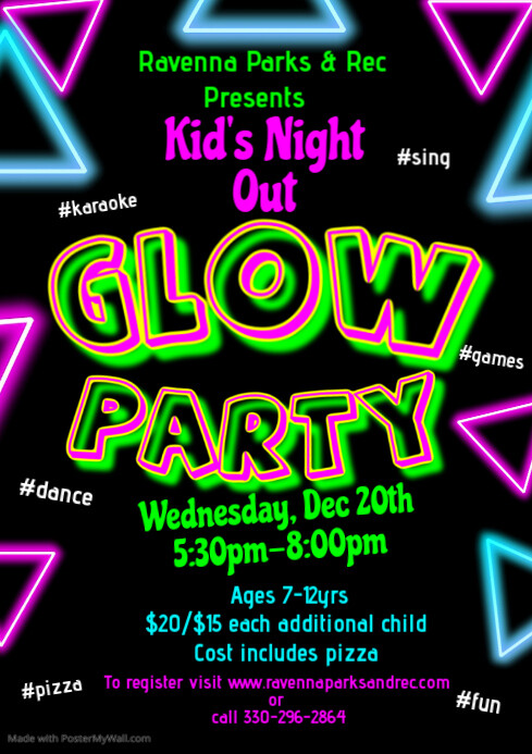 Glow Party Youth New | PosterMyWall