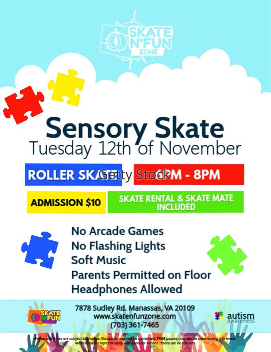 Sensory Skate | PosterMyWall