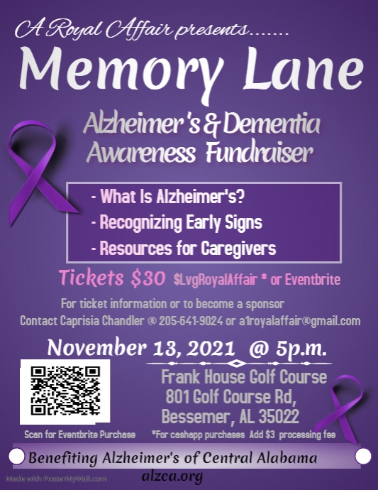 Copy of Copy of Alzheimer's awareness poster | PosterMyWall