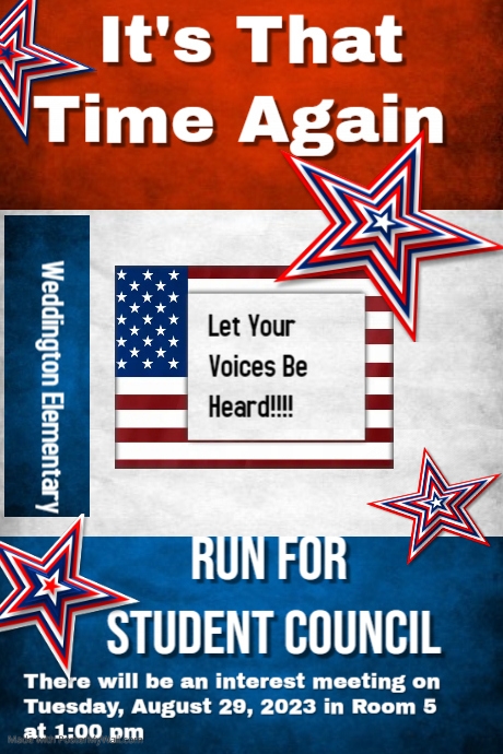 Campaign Poster - Class President | PosterMyWall