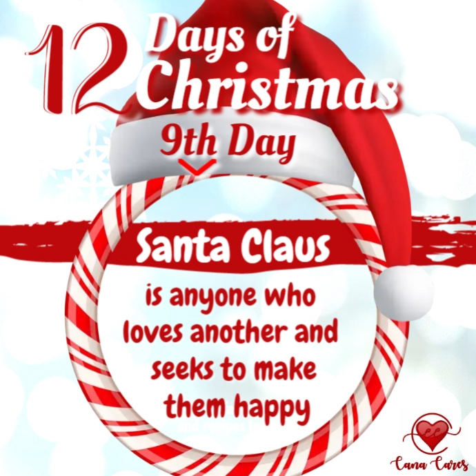 Copy of 12 days of Christmas - Day 9 | PosterMyWall