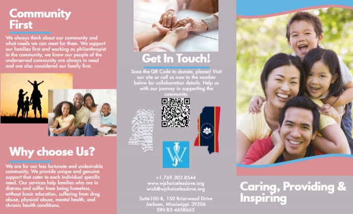 Copy of Copy of Family Insurance Trifold Brochure Front | PosterMyWall
