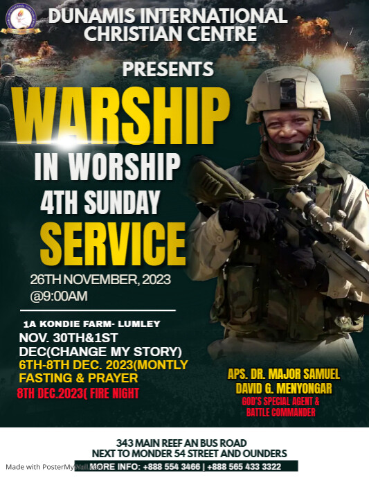 Copy of war against curses | PosterMyWall