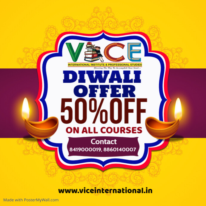 Diwali Course Offer Post Template | PosterMyWall