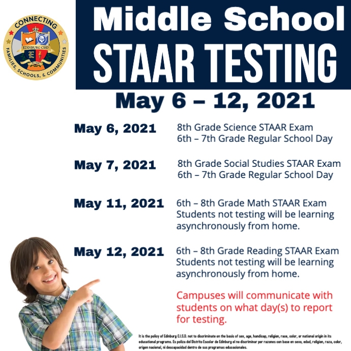 Middle School Testing - English | PosterMyWall