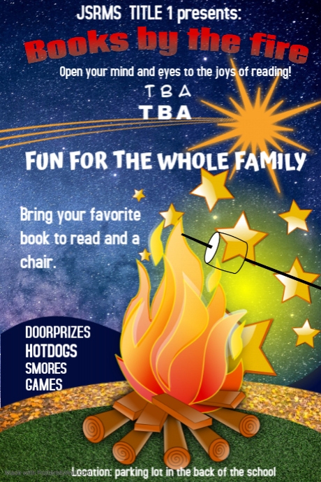 Copy of Copy of bonfire campfire smores event flyer template | PosterMyWall
