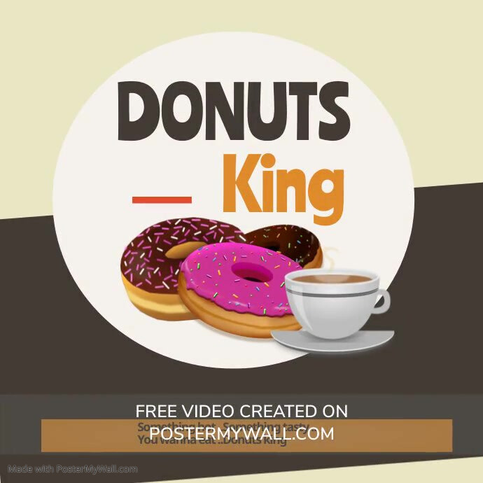 Copy of Donuts with Dad Instagram Video Post | PosterMyWall