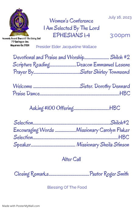 Event Program Template Final 1 (3) | PosterMyWall