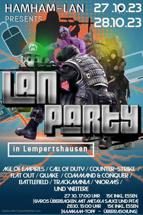 Free Lan Party Flyer Template | PosterMyWall
