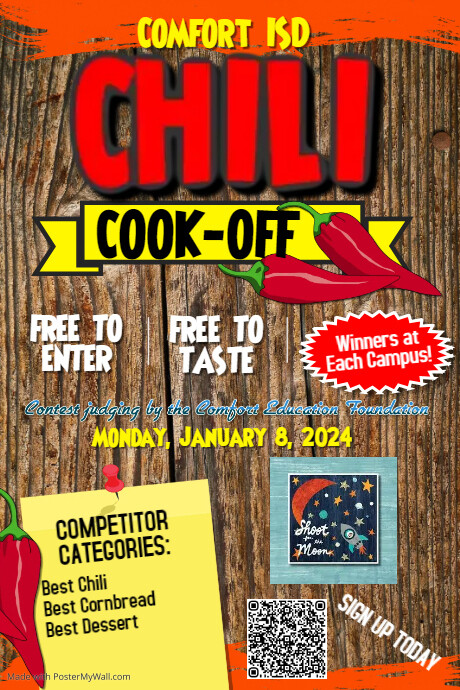 Red Chili Cook-Off Contest Flyer | PosterMyWall