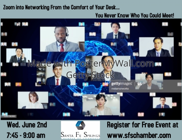 Copy of Copy of World Connections network zoom background | PosterMyWall