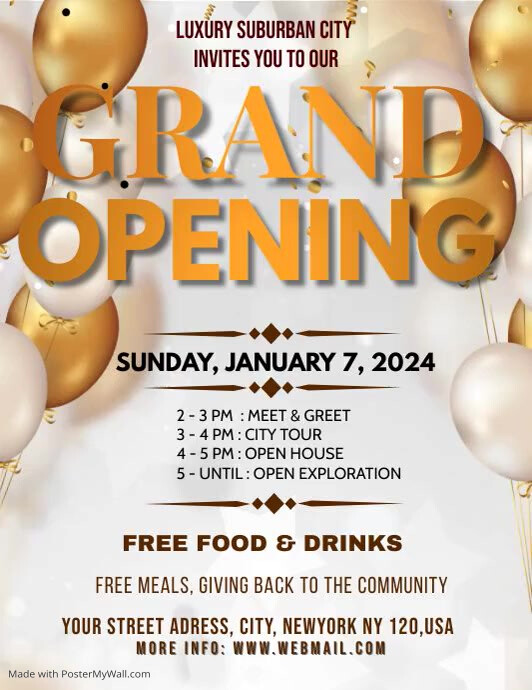 GRAND OPENING | PosterMyWall