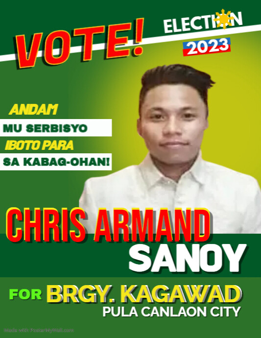 Chris armand sanoy tarpuline | PosterMyWall