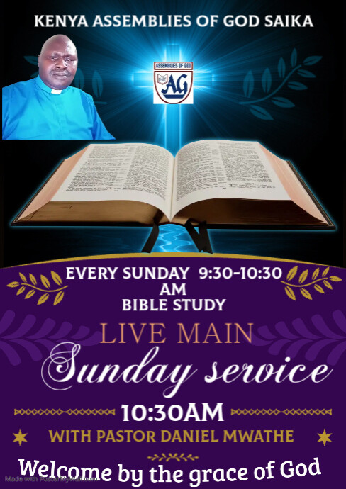 Copy of BIBLE STUDY POSTER | PosterMyWall