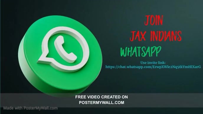 WhatsApp Group Invitation Social Media Post | PosterMyWall
