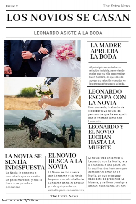 Copia de Conventional Newspaper Layout | PosterMyWall