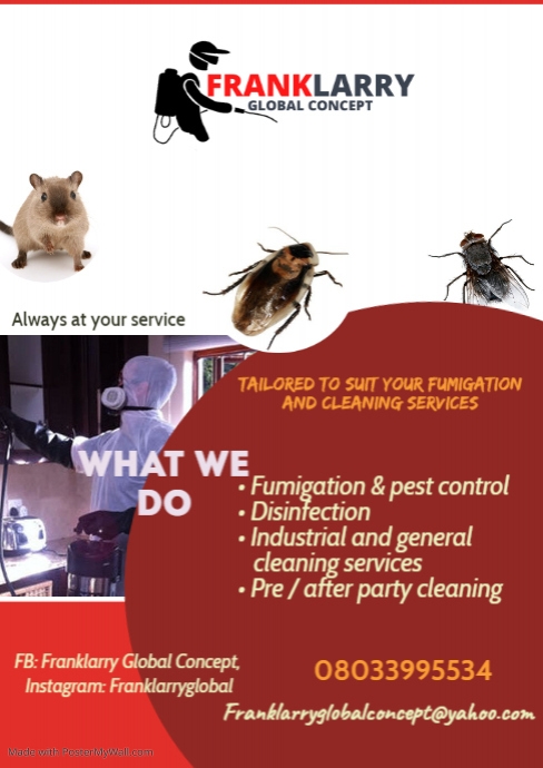 Copy of Copy of Pest Control Flyer | PosterMyWall