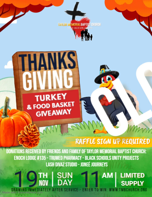 thanks giving potluck | PosterMyWall