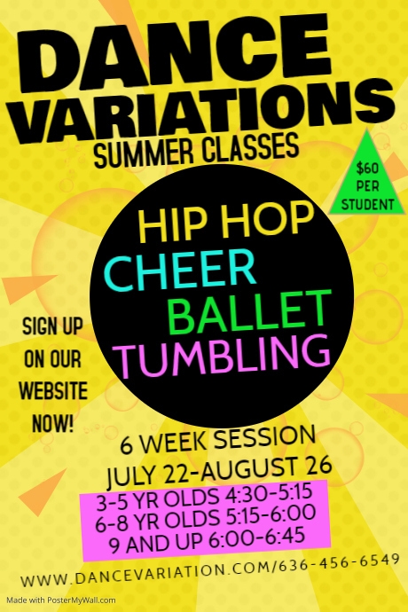 Copy of Dance Lessons Poster | PosterMyWall