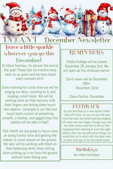 December Newsletter by Paula | PosterMyWall