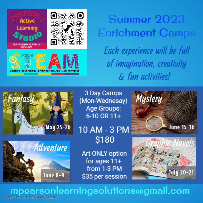 2023 Summer Camps 10+ | PosterMyWall