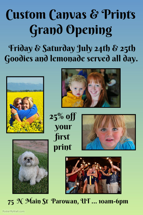 Custom Canvas & Prints | PosterMyWall