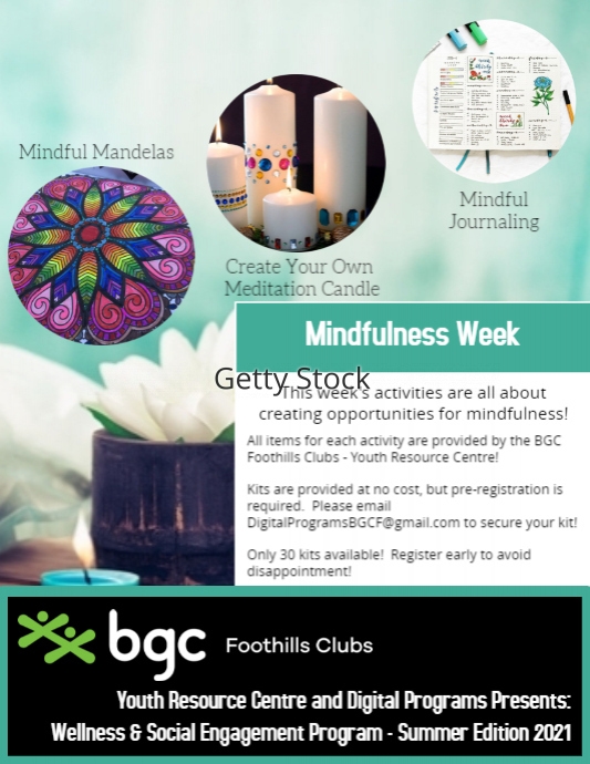 Week 2: Mindfulness Week | PosterMyWall
