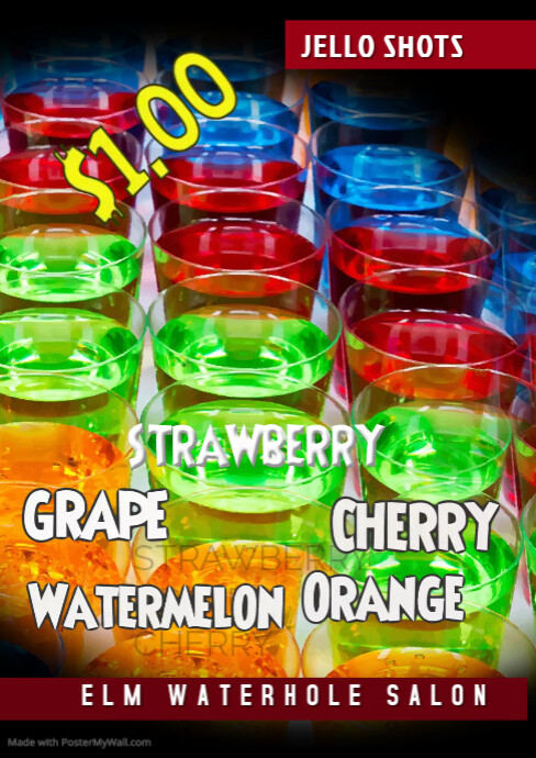 Copy of Shots Bar Promotion Template | PosterMyWall
