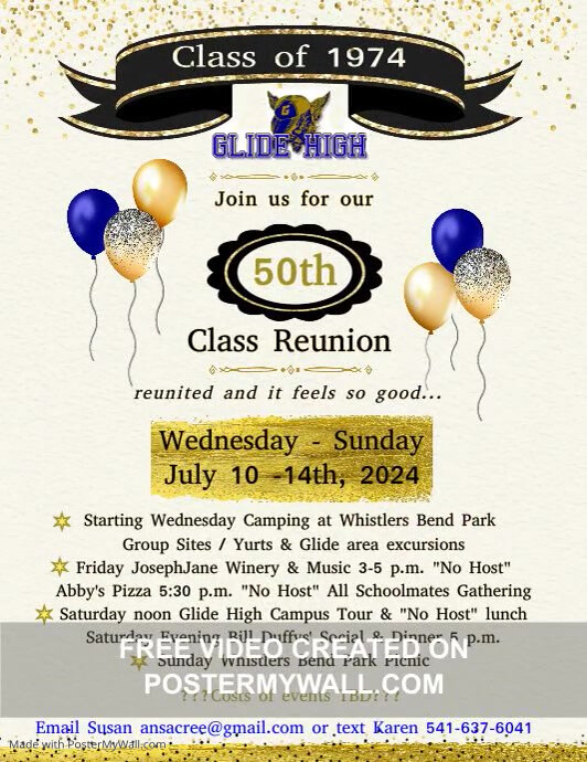 Editable Any Year Class Reunion (2) | PosterMyWall