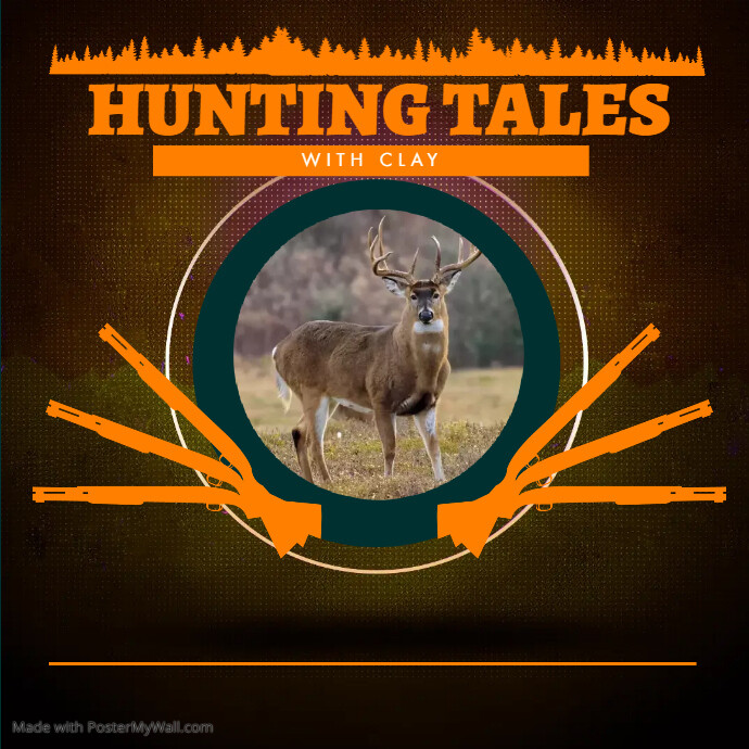Orange Deer Hunting Instagram Video Template | PosterMyWall