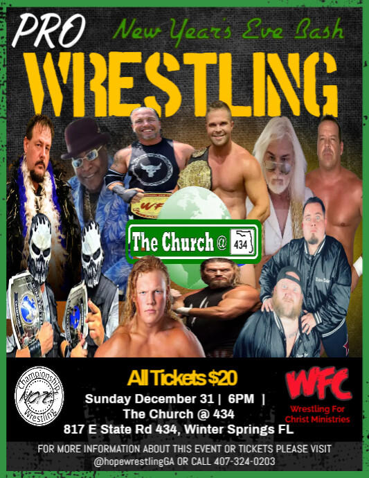 Wrestling Night Flyer | PosterMyWall