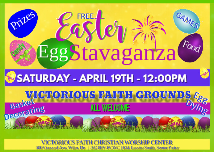 Easter Eggstravaganza flyer (1) | PosterMyWall